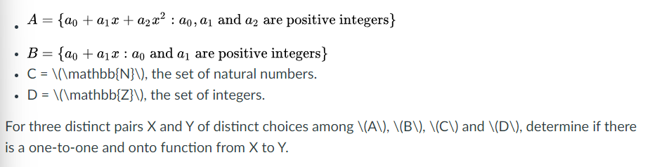 Solved A {a0 A1x A2x2 A0 A1 And A2 Are Positive Integers }
