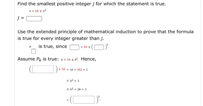 Solved Find the smallest positive integer j for which the | Chegg.com