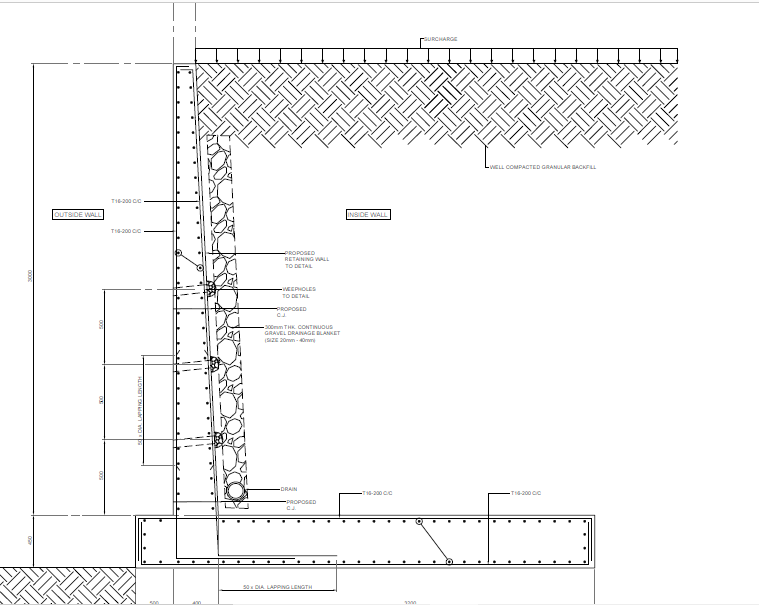 Solved The attached drawing is a reinforced concrete (RC) | Chegg.com