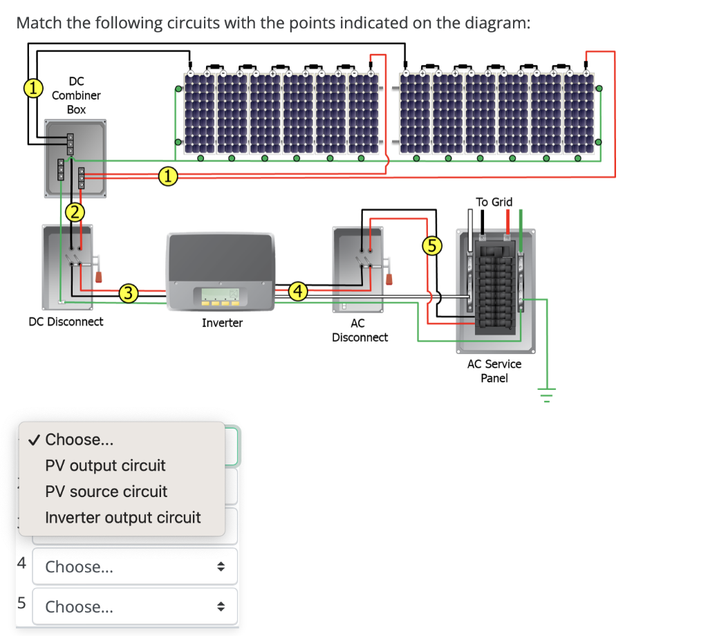 Solved Match The Following Circuits With The Points 