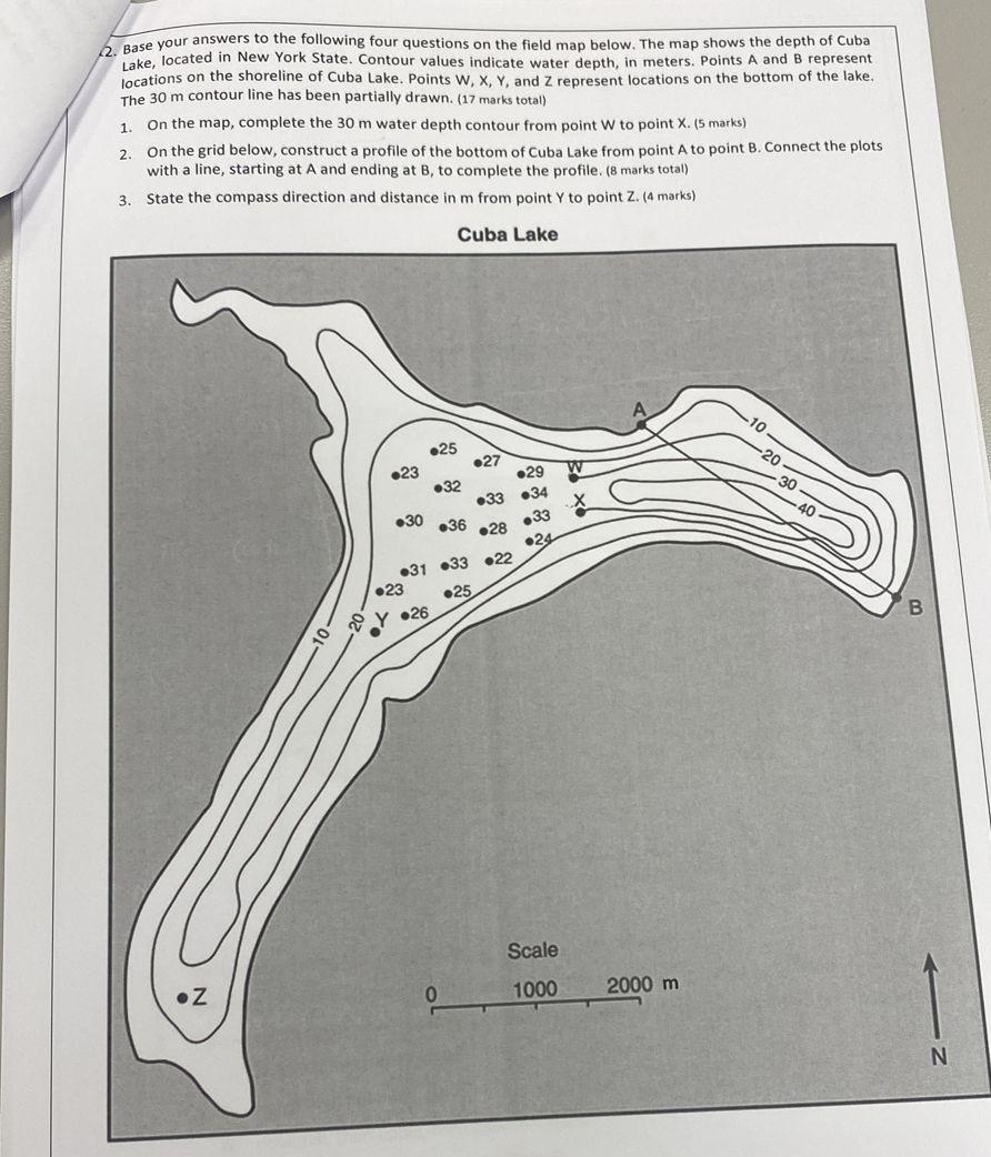 Solved 2. Base your answers to the following four questions | Chegg.com