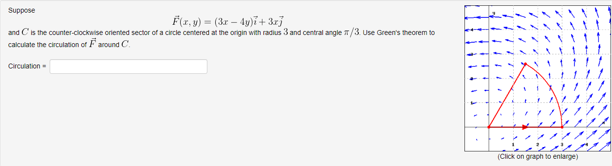 Solved F(x,y)=(3x−4y)i+3xj Ind C is the counter-clockwise | Chegg.com