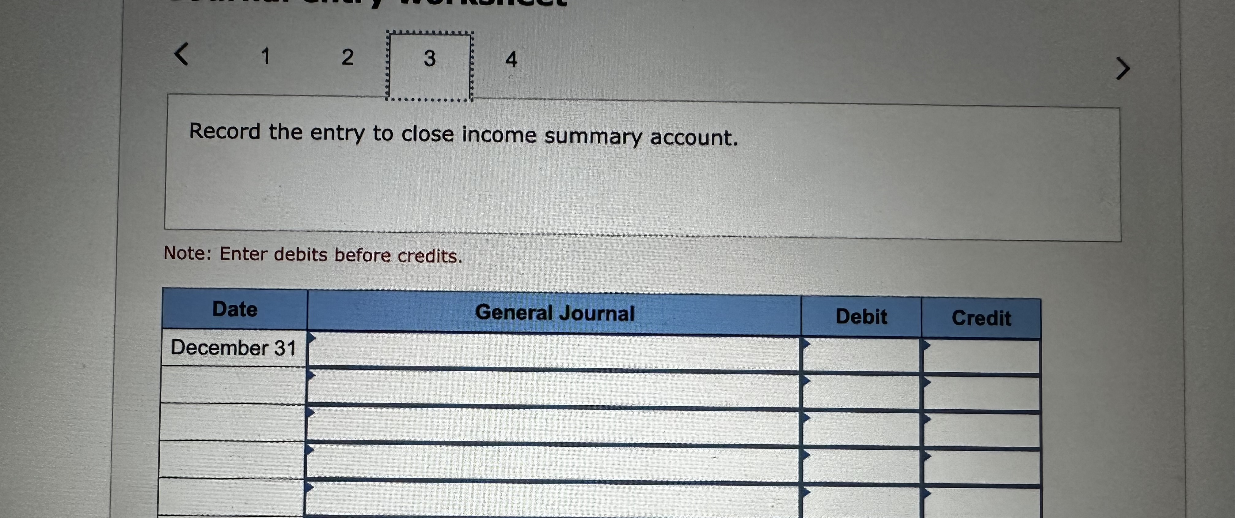 Solved Record the entry to close income summary account. | Chegg.com
