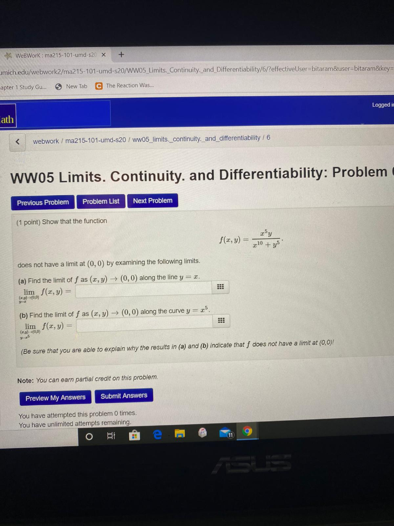 Solved 44 WebWork: ma215-101-umd-s20 х + | Chegg.com