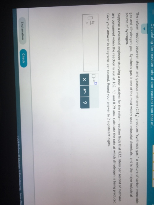 Solved Calculating the reaction rate of one reactant from | Chegg.com