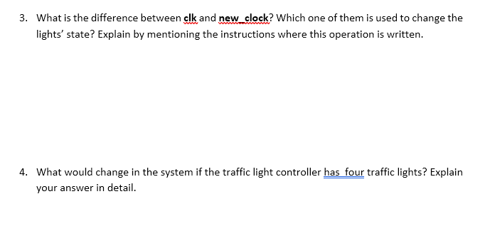 Solved Verilog Code: 1 module controller (clk,clr,lights); 2 | Chegg.com