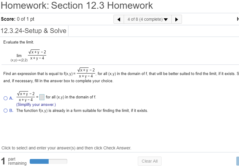 Solved Homework Section 12 3 Homework Score 0 Of 1 Pt