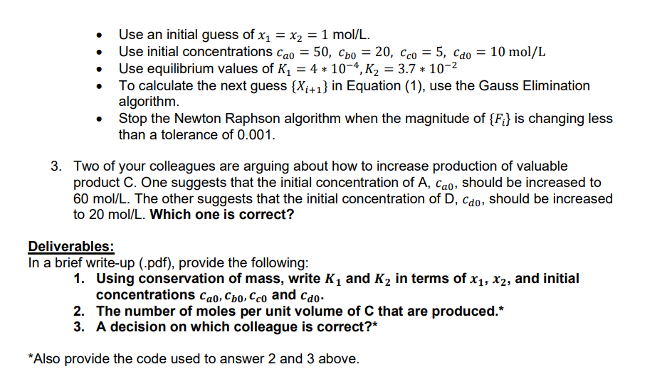 Solved Implement the approach outlined above into Matlab or | Chegg.com