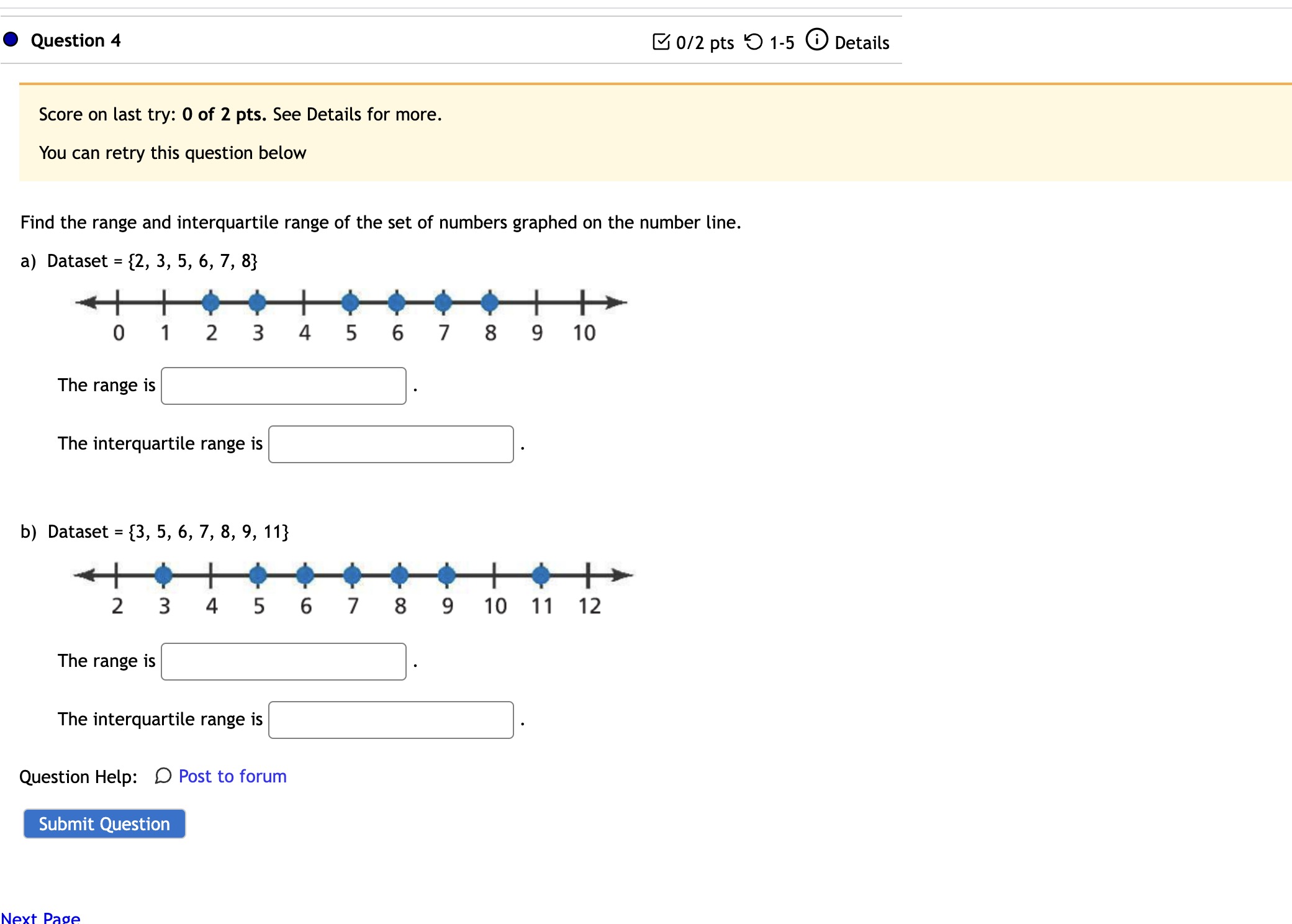 Solved Score on last try: 0 of 2 pts. See Details for more. | Chegg.com