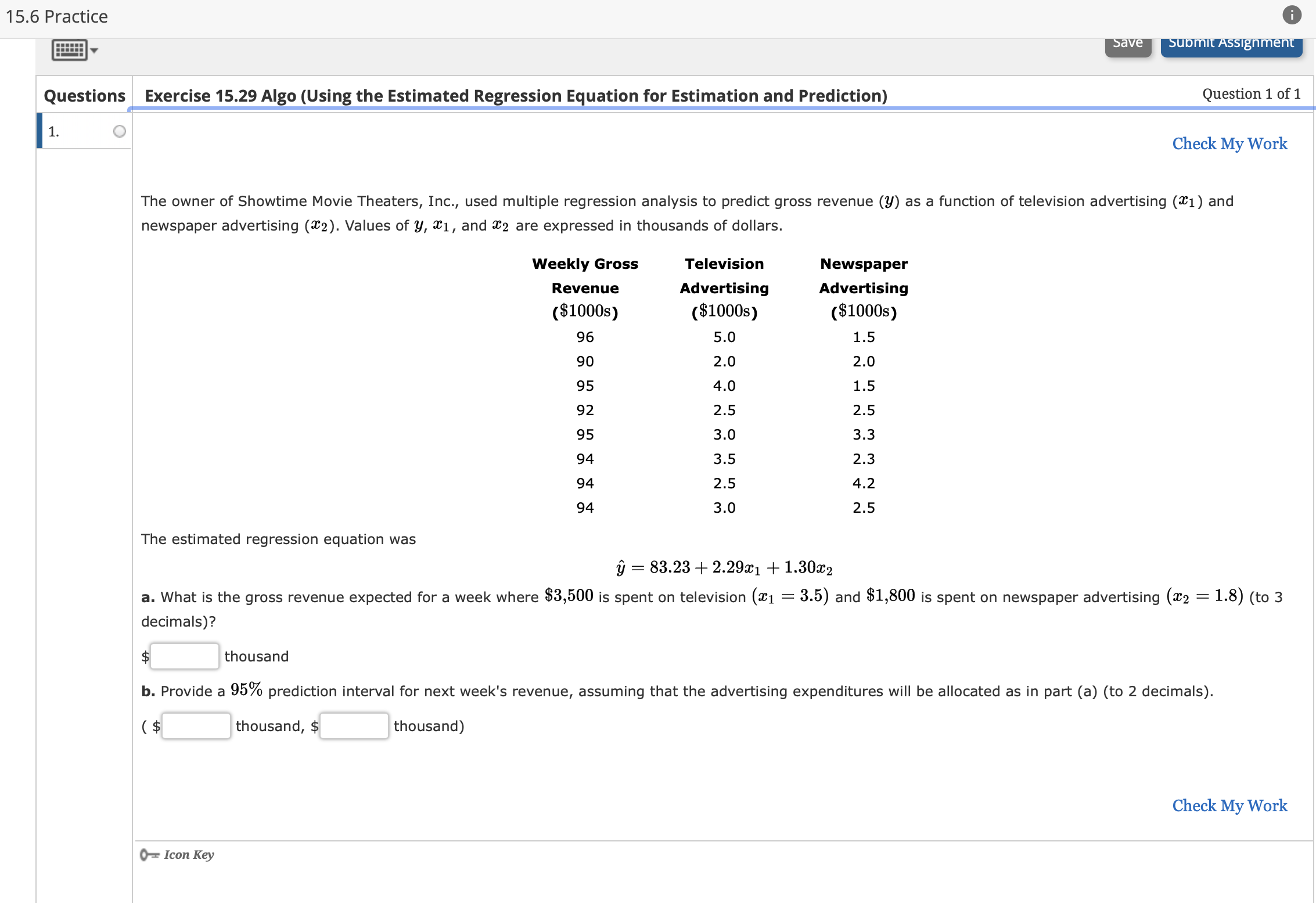 Solved Exercise 15.29 Algo (Using the Estimated Regression | Chegg.com