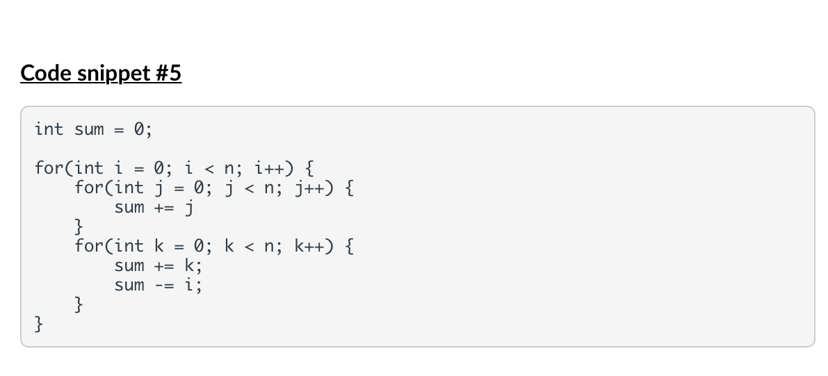 Solved Info: Determine both the precise BigO and order of | Chegg.com
