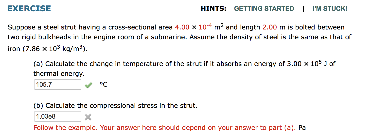 Solved EXERCISE HINTS: | I'M STUCK! GETTING STARTED Suppose | Chegg.com