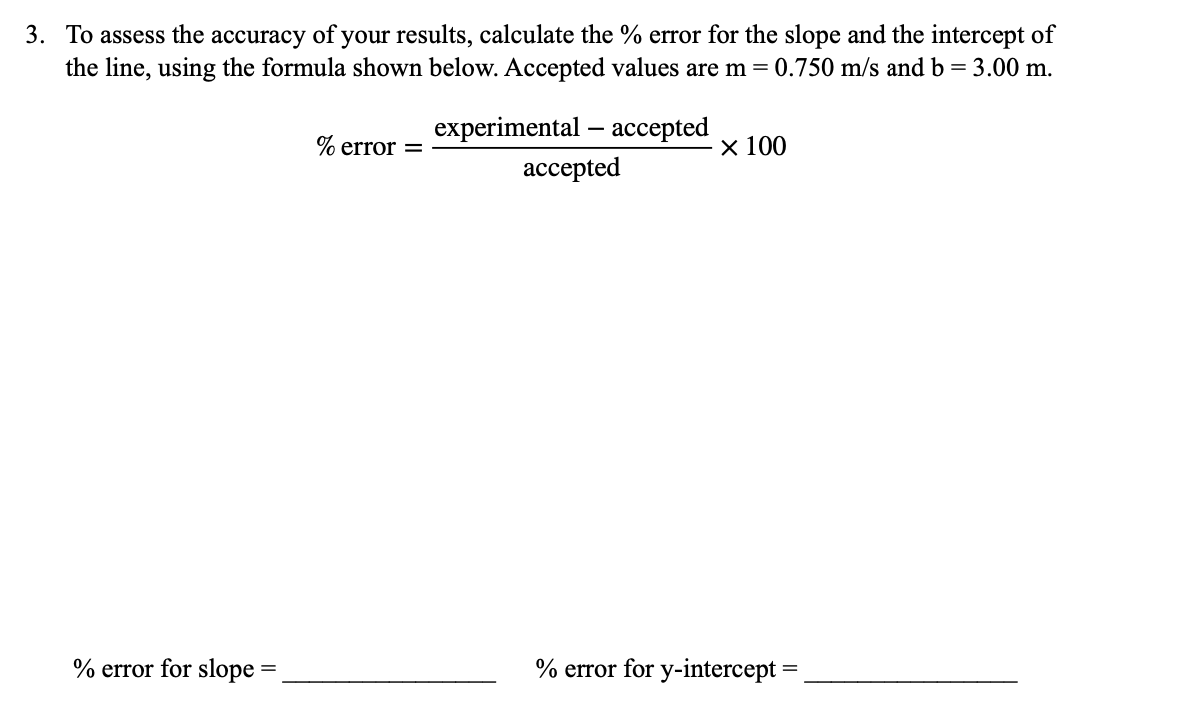 Solved 2. The data points on your plot should form a | Chegg.com