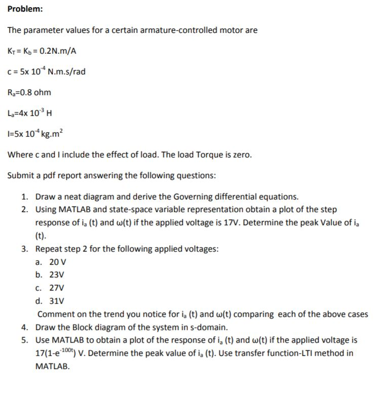 Solved Problem The Parameter Values For A Certain 4273
