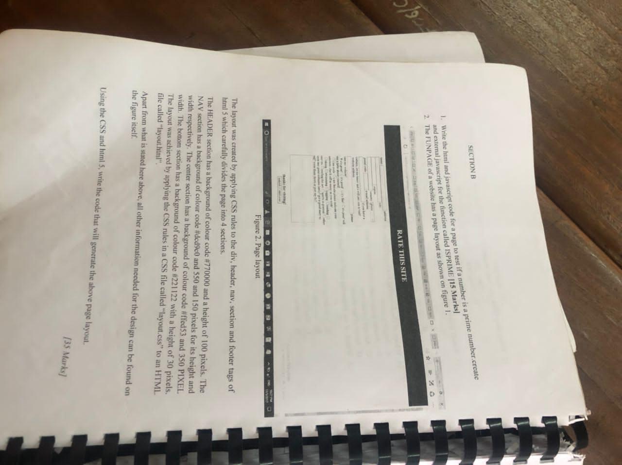 Solved 276/ SECTION B 1. Write the html and javascript code | Chegg.com