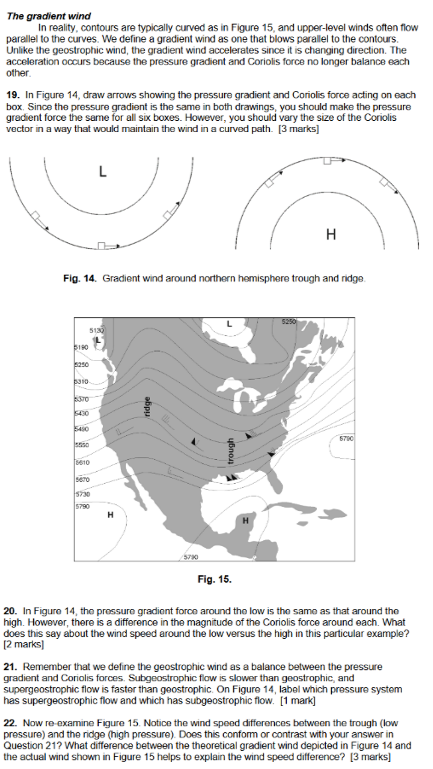 Solved The gradient windIn reality, contours are typically | Chegg.com