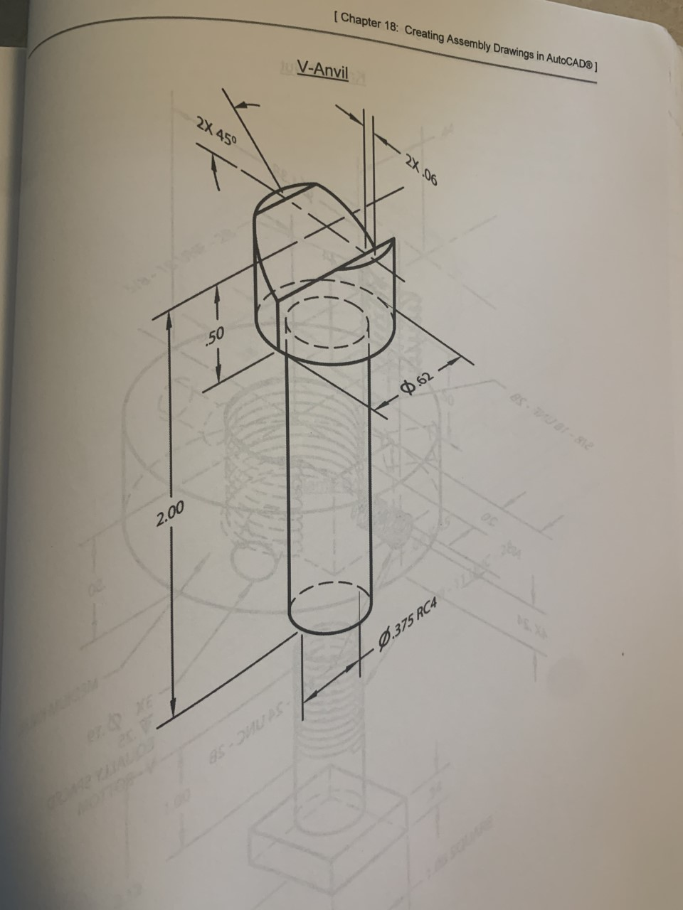 Chapter 18: Creating Assembly Drawings in AutoCAD®] | Chegg.com