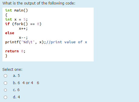 Solved What is the output of the following code:int | Chegg.com