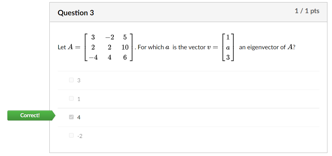 Solved Let A=⎣⎡32−4−2245106⎦⎤. For which a is the vector | Chegg.com