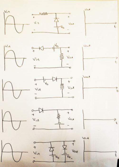 Solved Draw one cycle of output voltage Vout fort he given | Chegg.com
