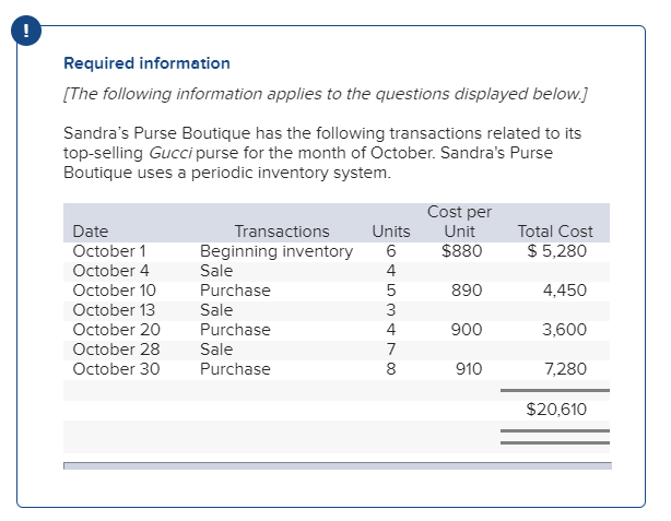 Solved Part 1. Calculate ending inventory and cost of goods | Chegg.com
