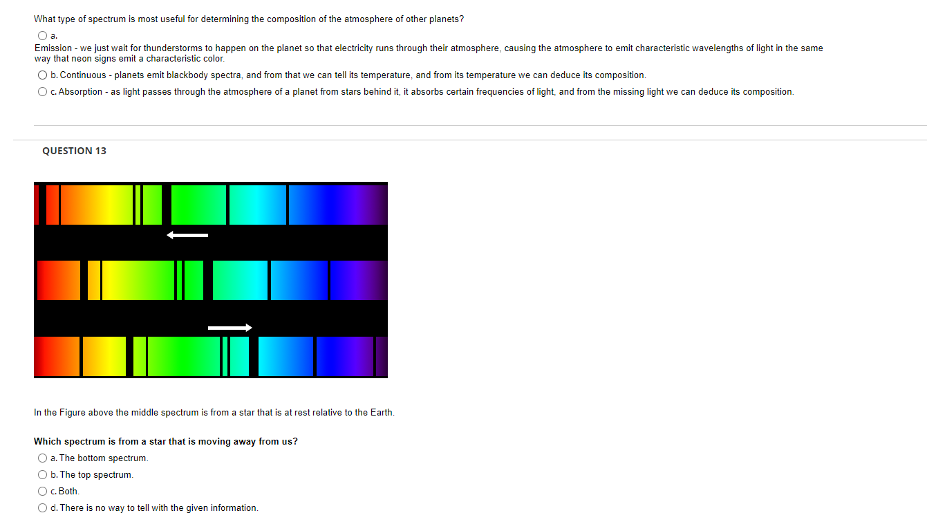 Solved What type of spectrum is most useful for determining | Chegg.com