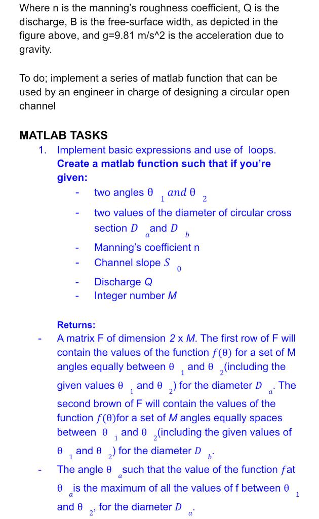 Solved ENGINEERING PROBLEM Consider a gradually varied flow | Chegg.com
