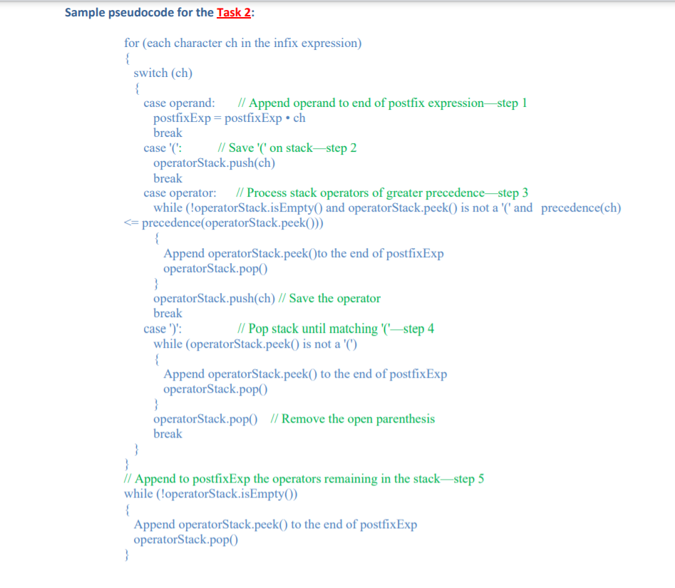 Lab Tasks 1 Using Stl Stack Class Implement In C 4284