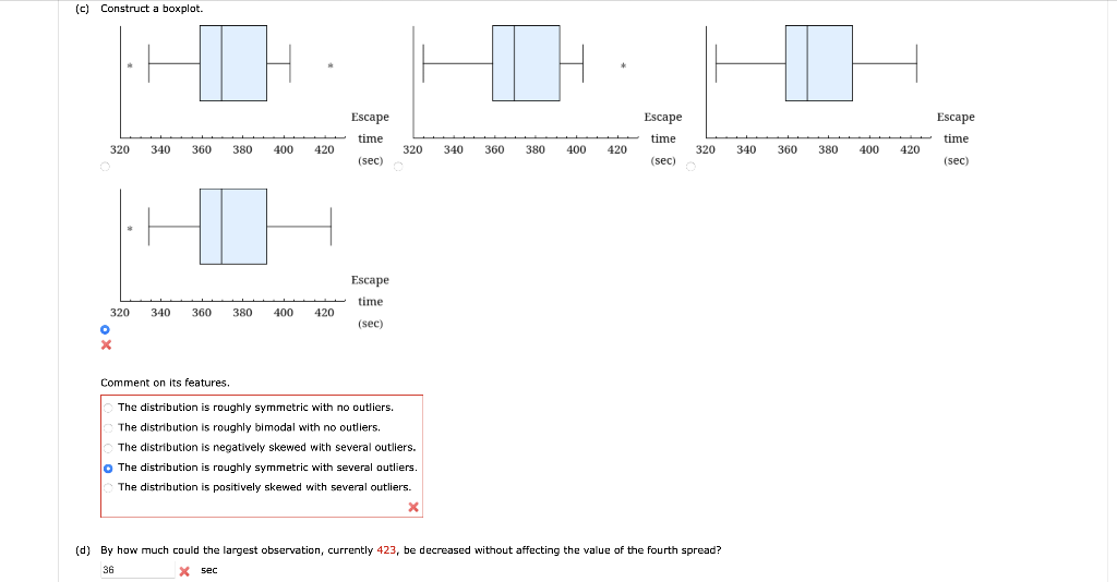 Solved data. (a) Determine the value of the fourth spread. | Chegg.com