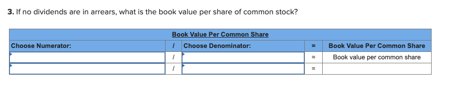 Solved Problem 13-5A Computation of book values and dividend | Chegg.com