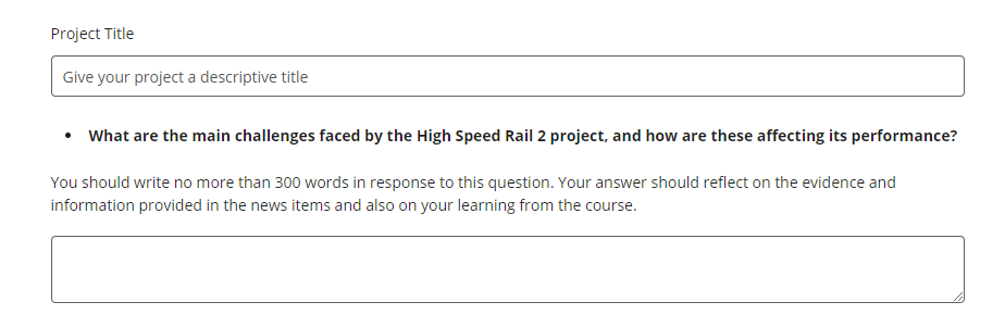 Solved Project Title Give your project a descriptive title • | Chegg.com