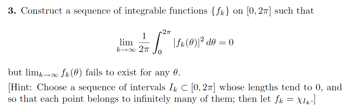 Solved This is a question in Ch 3 in Fourier Analysis by | Chegg.com