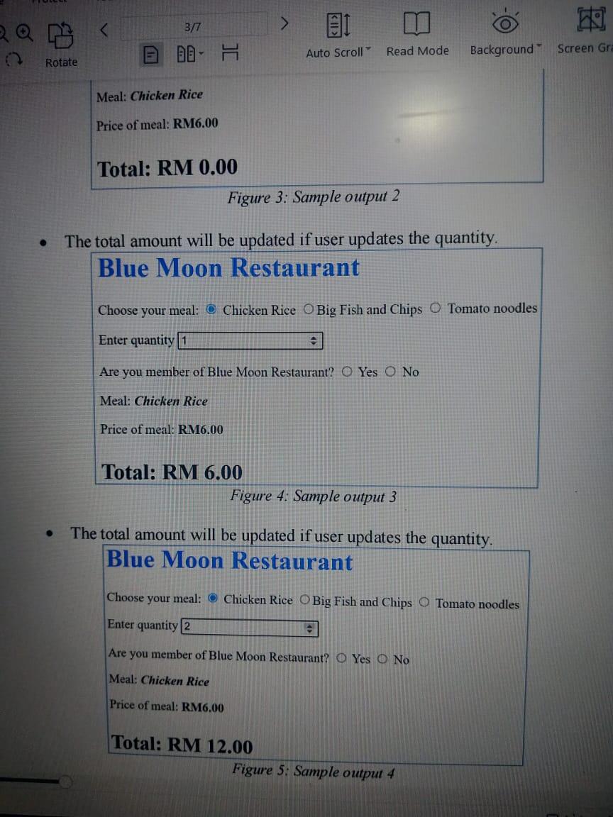 Solved Write a complete JavaScript program to calculate and | Chegg.com