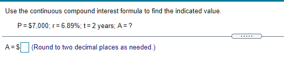 Solved Use the compound interest formula to find the future | Chegg.com