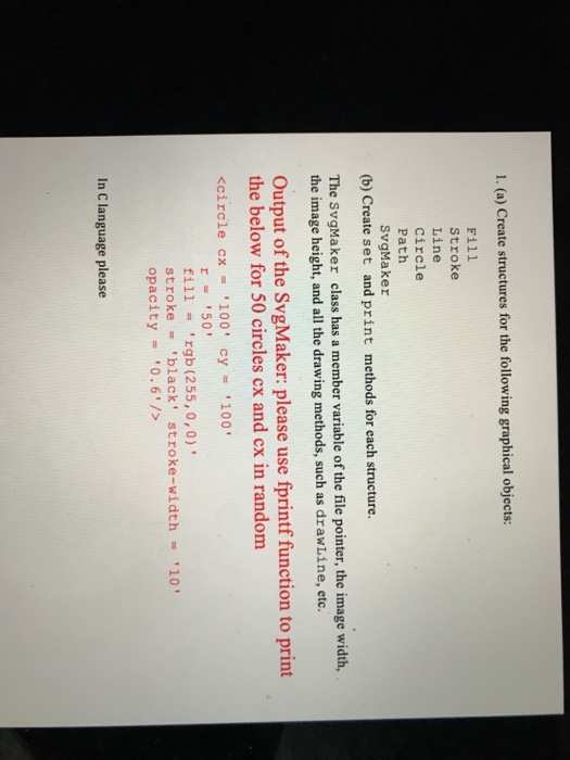 Solved 1. (a) Create structures for the following graphical | Chegg.com