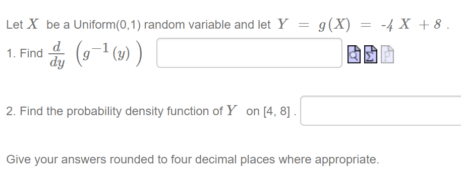 Solved Let X be a Uniform(0,1) random variable and let Y d | Chegg.com
