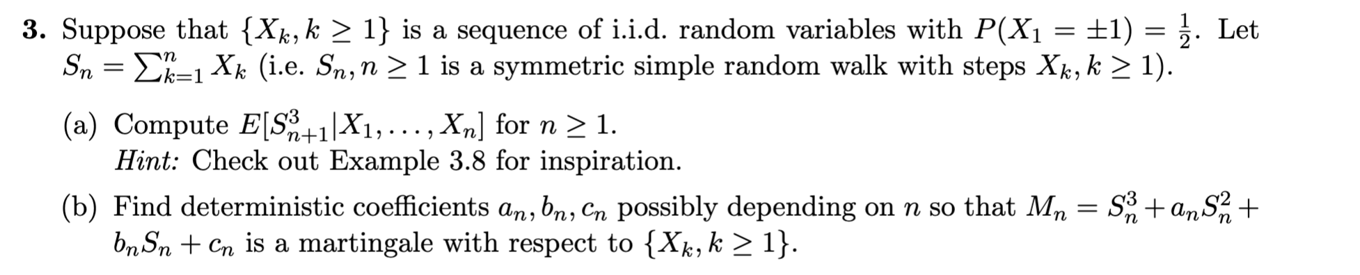 Solved Suppose that {Xk,k≥1} is a sequence of i.i.d. random | Chegg.com