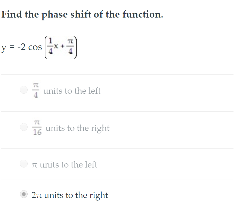 Solved Write the equation of a sine function that has the | Chegg.com