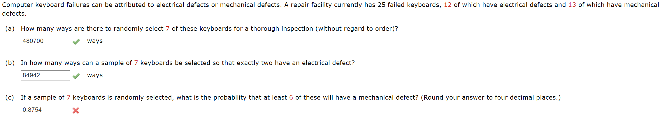 Solved Computer keyboard failures can be attributed to | Chegg.com