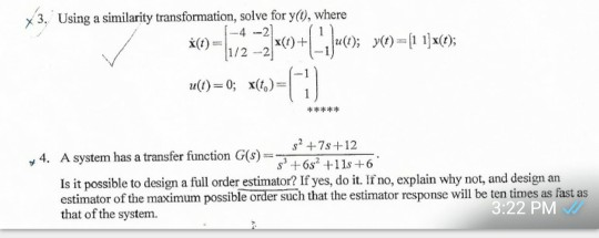 Solved X 3. Using a similarity transformation, solve for | Chegg.com