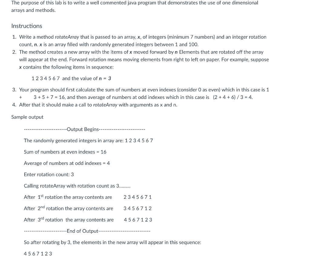Solved The purpose of this lab is to write a well commented | Chegg.com