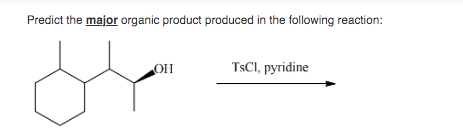 Solved Predict the major organic product produced in the | Chegg.com