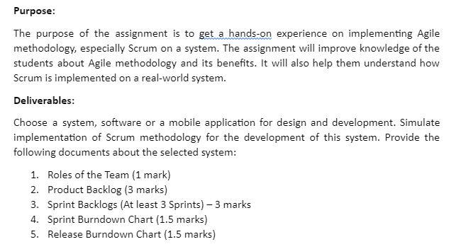 Solved Purpose: The purpose of the assignment is to get a | Chegg.com