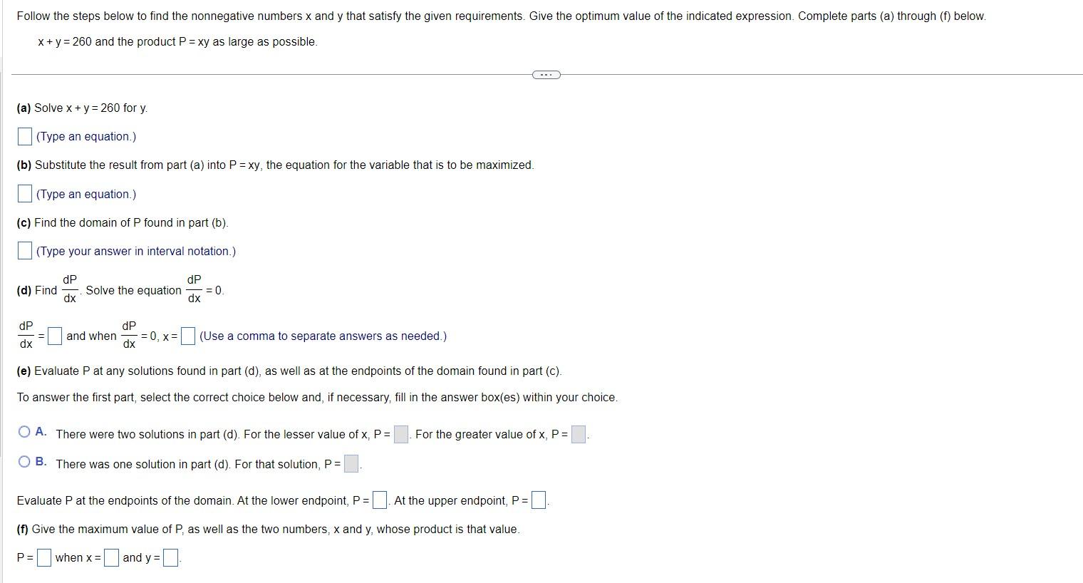 Solved Follow the steps below to find the nonnegative | Chegg.com