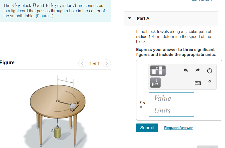Solved The 3-kg block B and 16-kg cylinder A are connected | Chegg.com