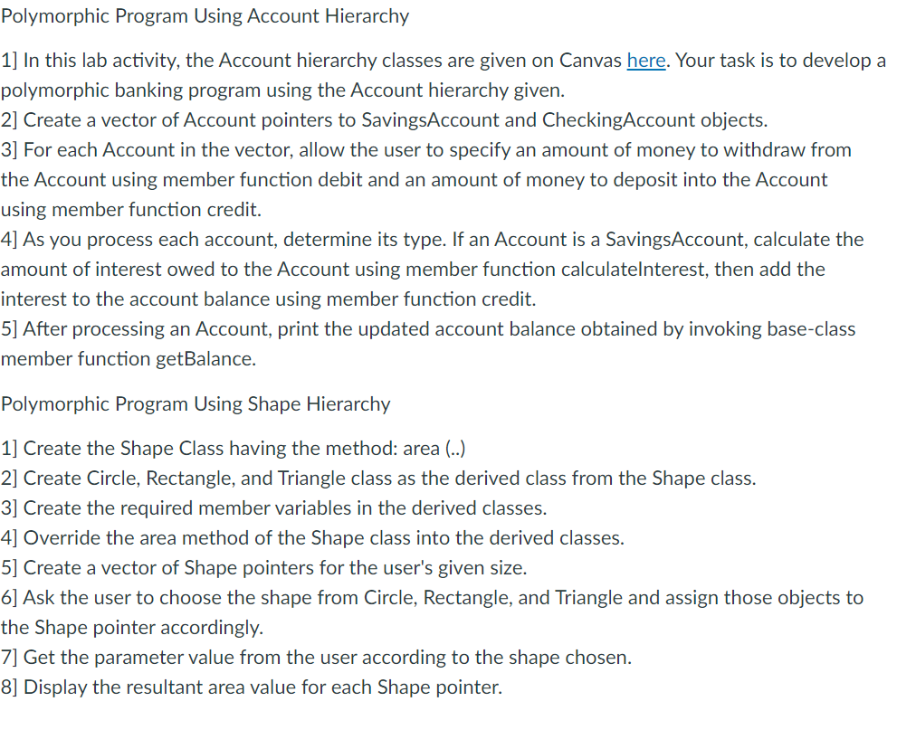 Solved // Definition of Account class. #ifndef | Chegg.com