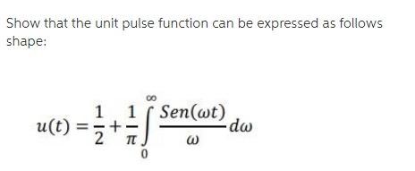 Solved unit pulse | Chegg.com