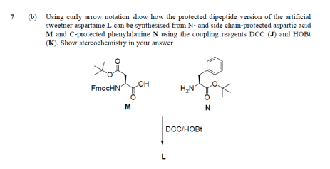 Solved (b) Using curly arrow notation show how the protected | Chegg.com