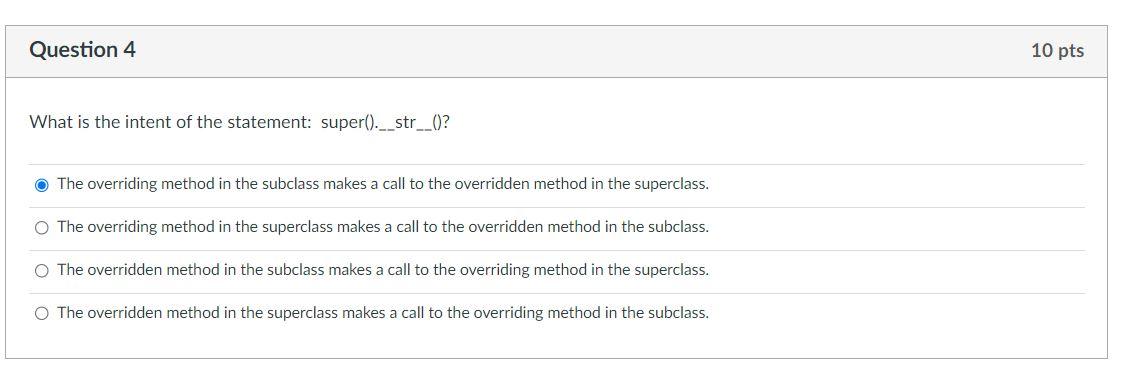 Solved What is a reason to define an abstract method? When a | Chegg.com