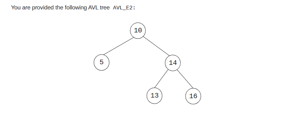 Solved C++ Question. Given the AVL tree operation insert( | Chegg.com